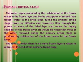 Dehydro freezing, freeze drying, IQF | PDF