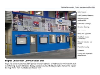 Deidre Hernandez Project Management Portfolio | PPT