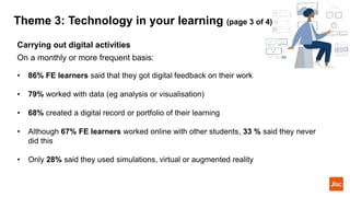 Learner digital experience insights survey 2020: UK further education ...
