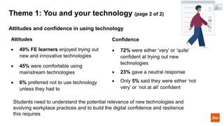 Learner digital experience insights survey 2020: UK further education ...