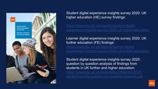 Student digital experience insights survey 2020: UK higher education ...