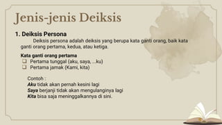 Deiksi dan Jarak | PDF