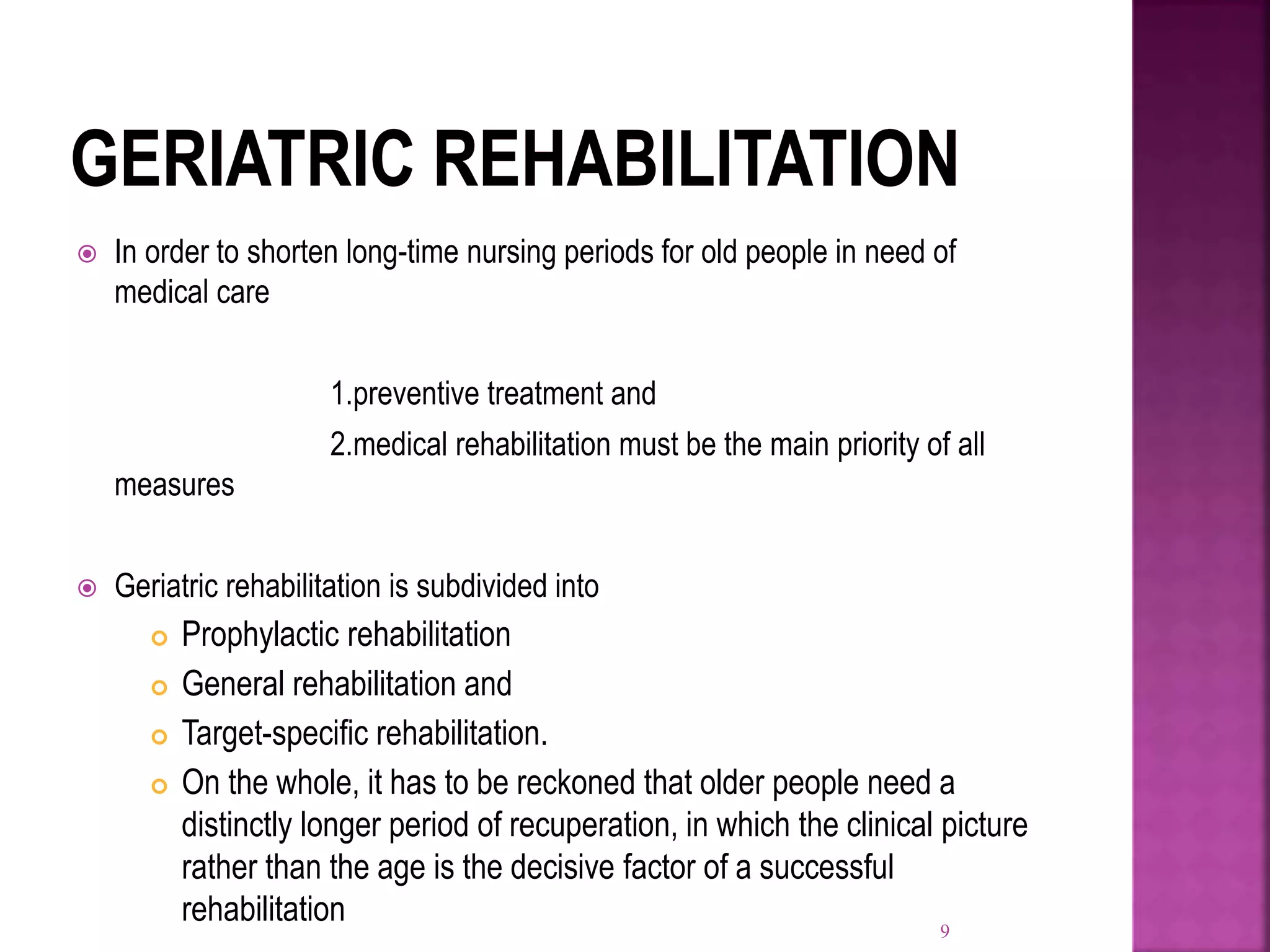 Geriatrics ppt | PPTX