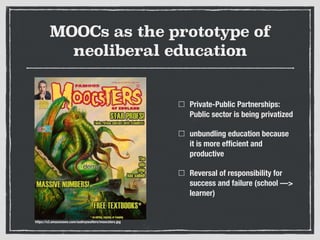 The missing link: Converging Neoliberalism and the OpenCourseWare ...