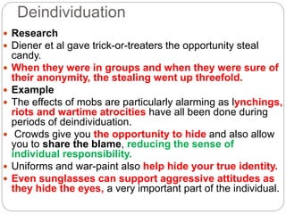 Deindividuation | PPTX