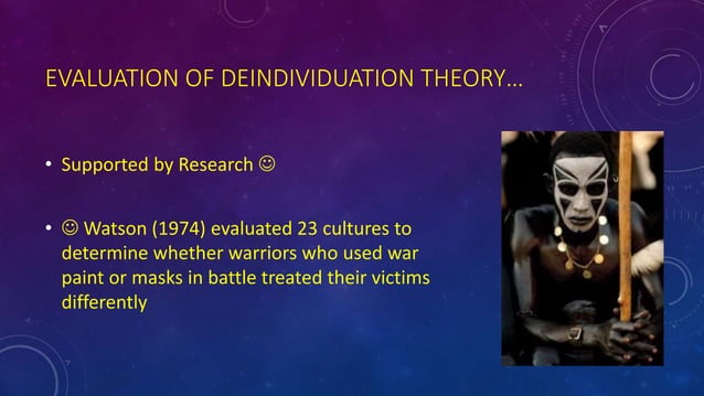 Deindividuation evaluation | PPT