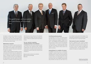 Deininger Consulting Presentation | PDF