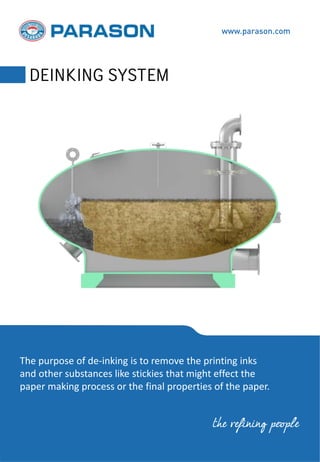 Best Deinking System For Pulp Paper Mill | PDF