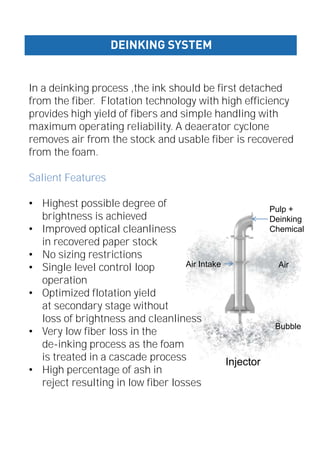 Best Deinking System For Pulp Paper Mill | PDF