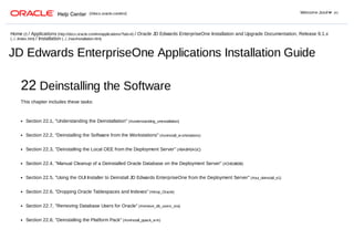 Deinstalling the software | PDF