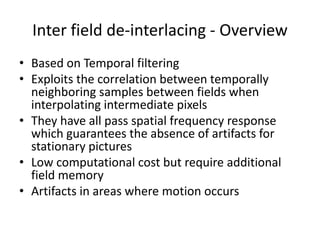 De Interlacing Techniques | PPTX