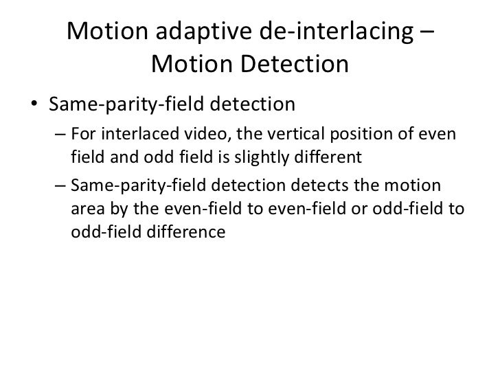 De Interlacing Techniques 