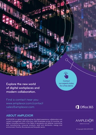 AMPLEXOR Next-Generation Intranets | PDF | Social Networking | Internet