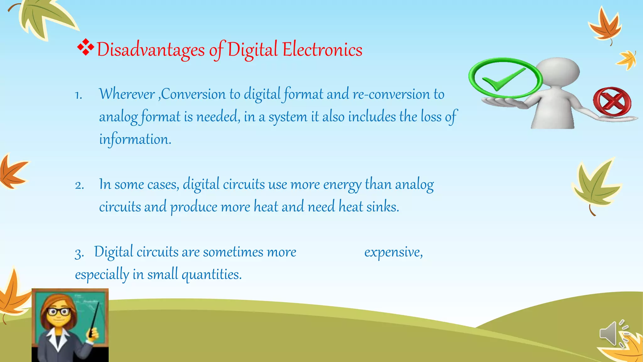 Digital electronics-overview | PPTX