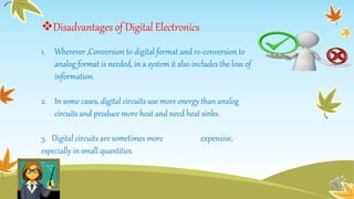 Digital electronics-overview | PPTX
