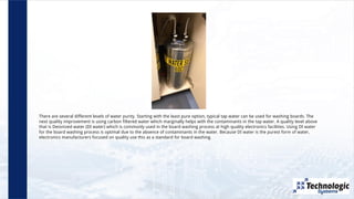 Deionized water presentation | PDF