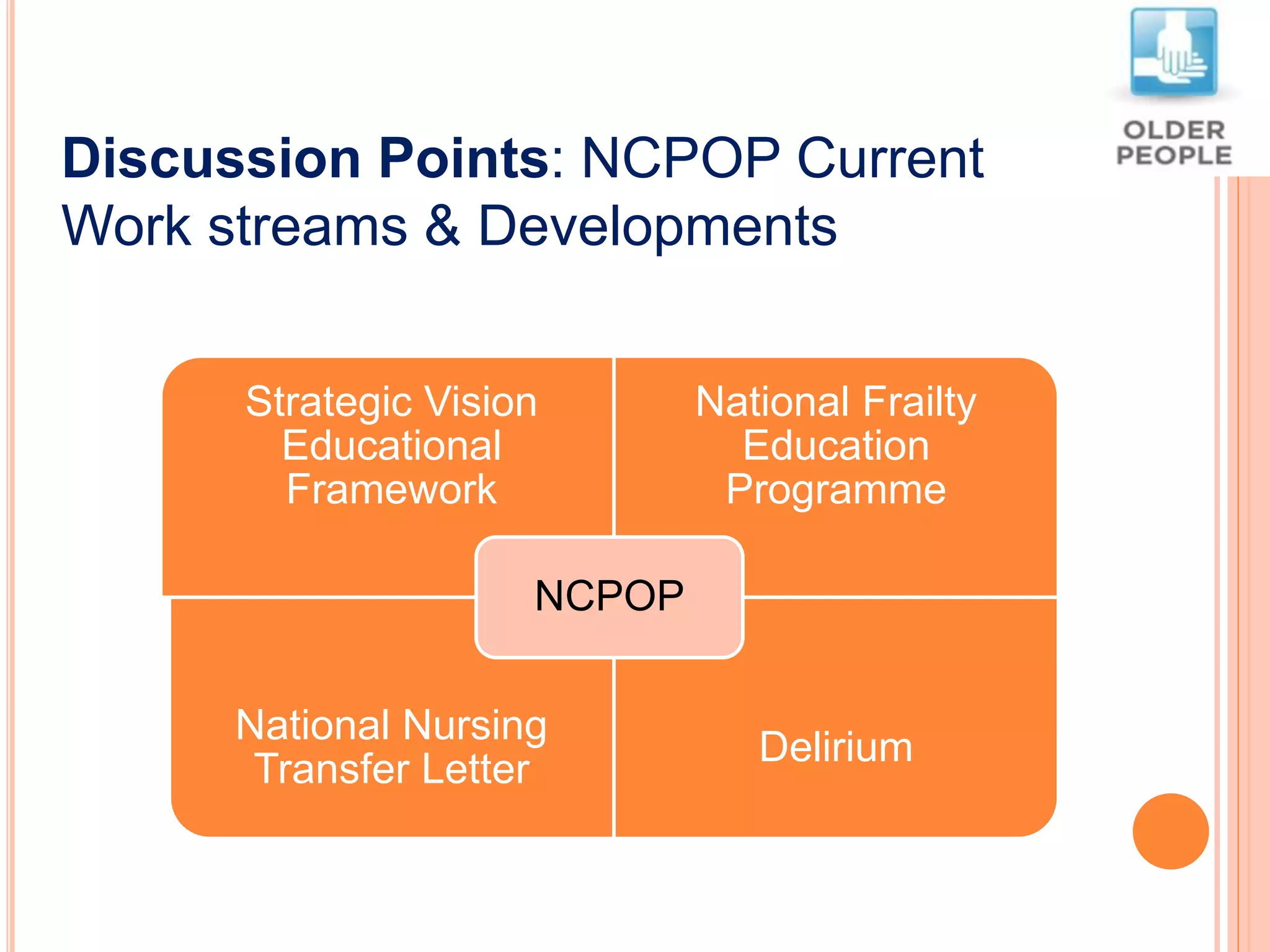 National Clinical Programme for Older People - Current Developments ...