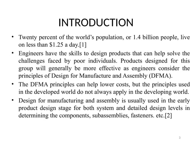 DESIGN FOR X- DFMA, DESIGN FOR X- DFMA ORG | PPTX