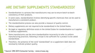 Dietary Supplements: A Quick overview of the US Health & Wellness ...