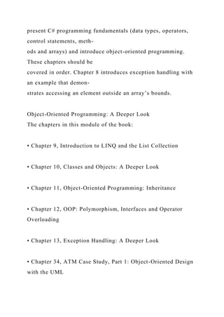 Deitel® Series PageHow To Program SeriesAn.docx