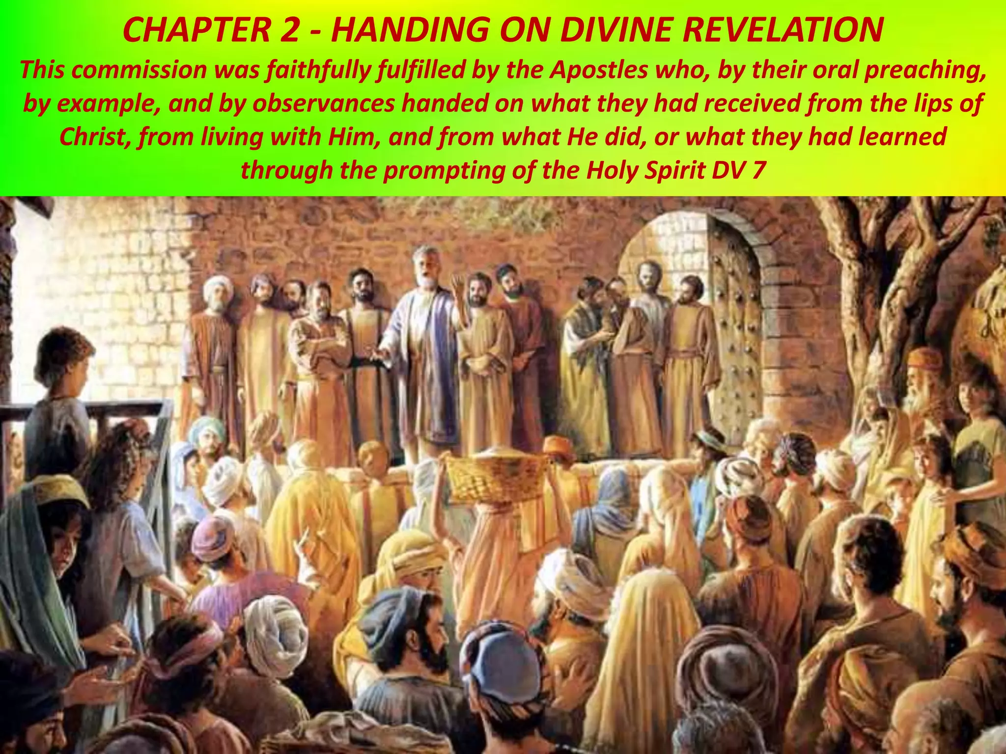 Dei verbum divine revelation | PPTX