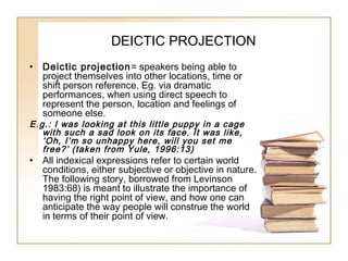 Deixis 131111105419-phpapp01 | PPT