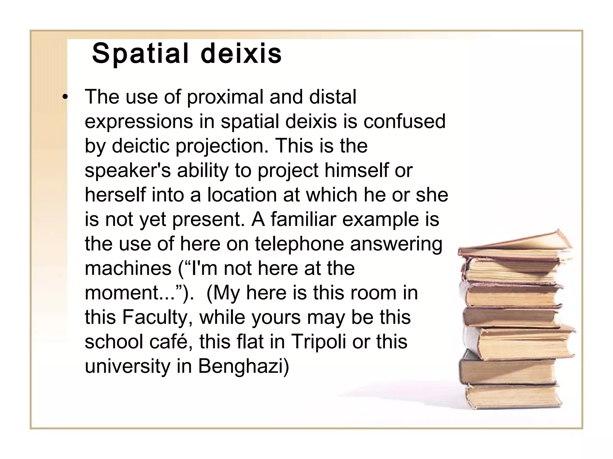Deixis | PPT