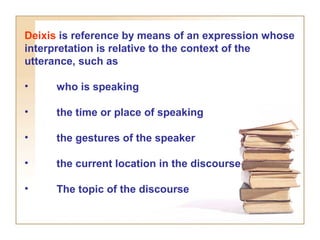 Deixis | PPT
