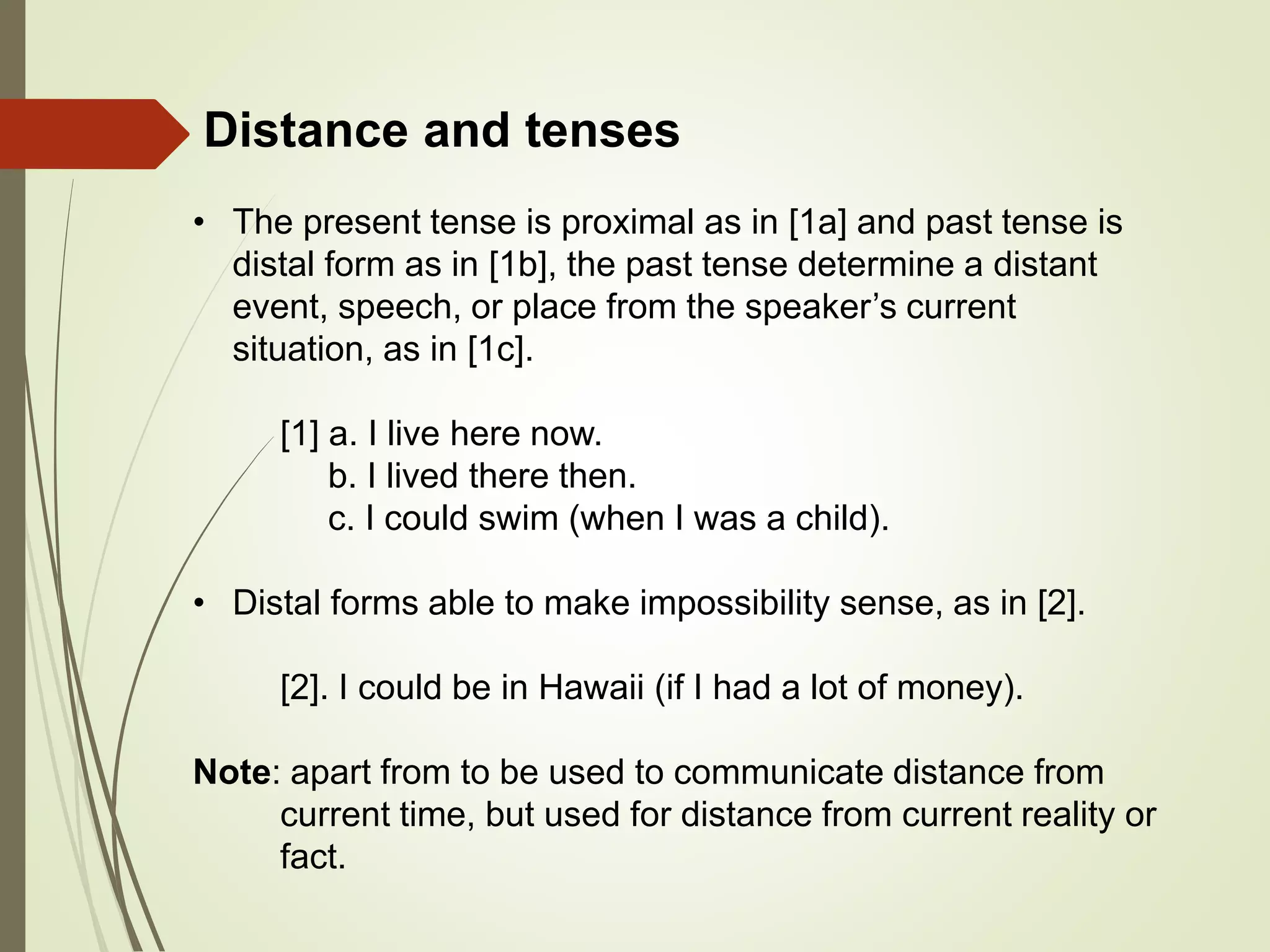 Deixis and distance | PPTX