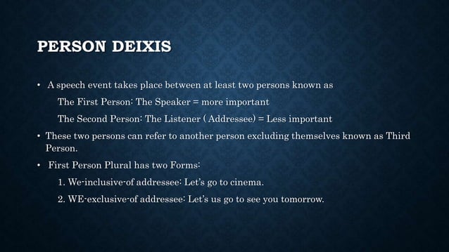 Deixis & Distance in Bangladesh Context | PPT