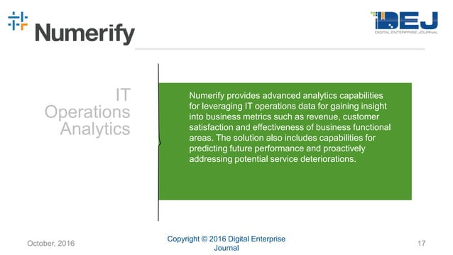 Top 20 Vendors - Business Insight from IT Monitoring | PPTX