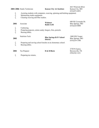 Deja Lynn Browning Cv | PDF