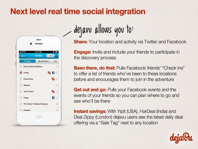 Deja vu usa overview | PPTX