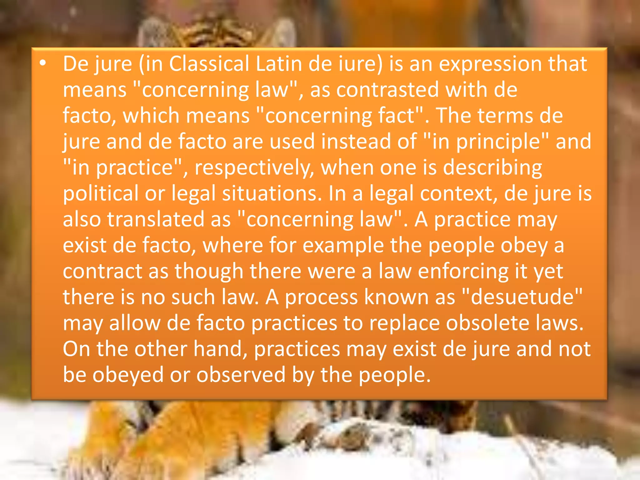 De jure and de facto government | PPTX