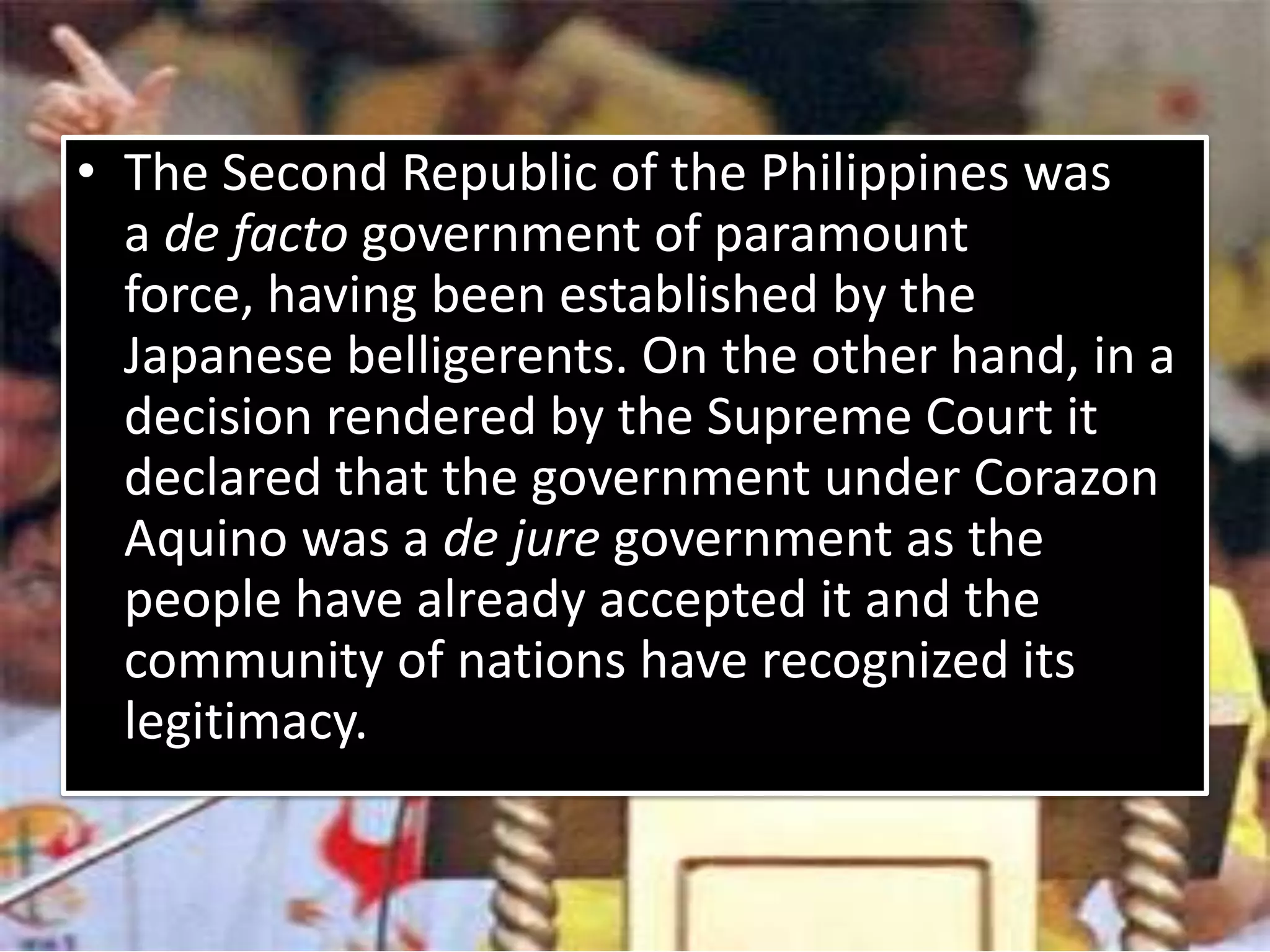 De jure and de facto government | PPTX