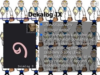 Dekalog Krzysztofa Kieślowskiego | PPT | Awards Shows | Events