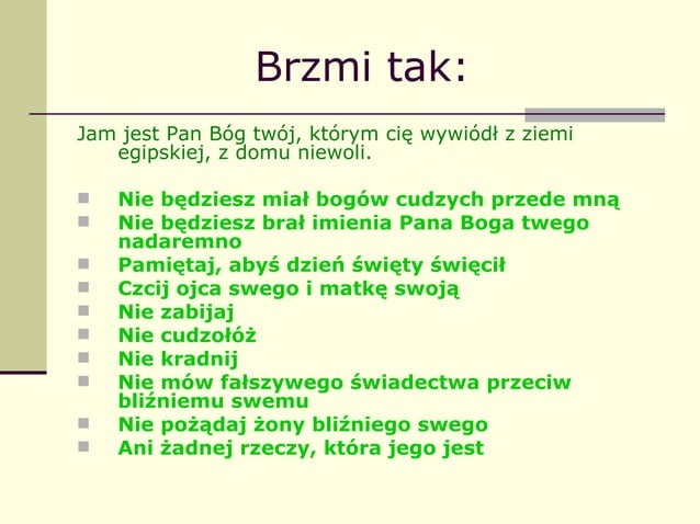 Co to jest dekalog ? | PPS | Judaism | Religion & Spirituality