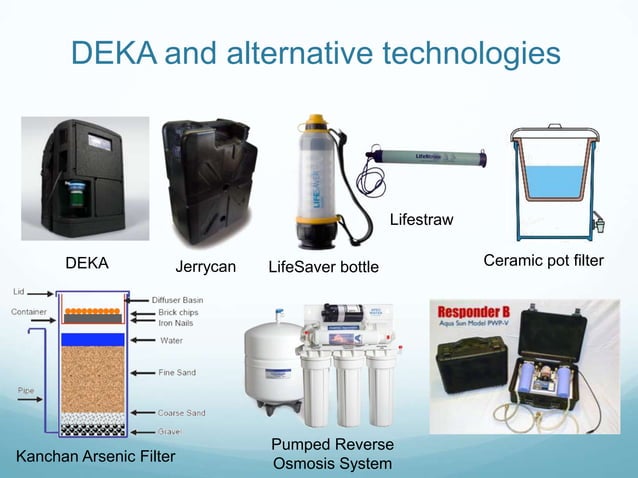 DEKA Water Purification Technology - MIT Sloan Innovation Teams class presentation | PPTX