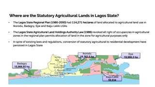 Sustainable Development of the Lagos Megacity: Issues for Spatial ...