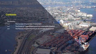 Sustainable Development of the Lagos Megacity: Issues for Spatial ...