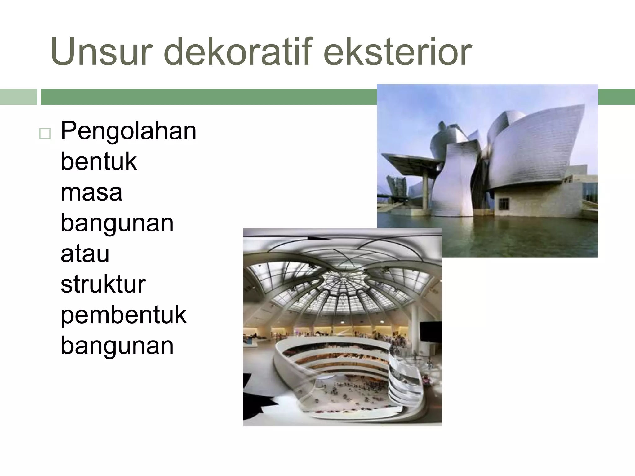 Dekorasi interior & eksterior | PPTX