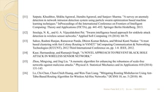 Avoiding Packet Dropping Misbehavior in VANET using Trust Based Ant Colony Optimization | PPT
