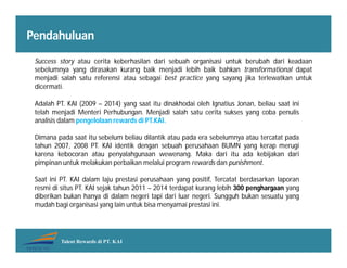 Talent Rewards di PT. KAI (2009 - 2013) | PDF