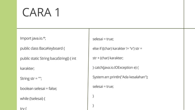 tugas presentasi materi operator pada java | PPT tugas presentasi materi operator pada java | PPT