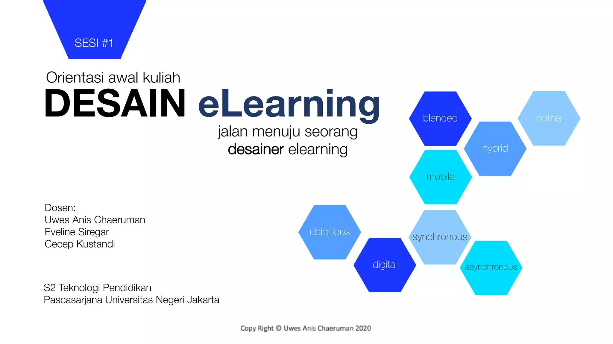 Desain eLearning - Orientasi Awal Perkuliahan | PPT