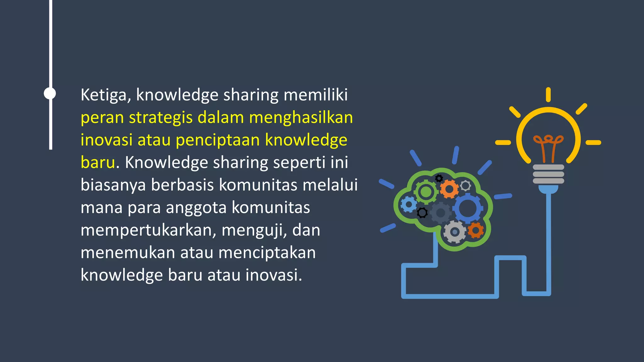 Peranan Berbagi Pengetahuan | PPTX