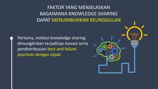Peranan Berbagi Pengetahuan | PPTX