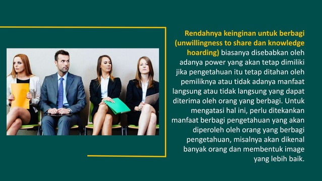 Tantangan knowledge sharing | PPTX