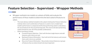 Data Engineer’s Lunch #67: Machine Learning - Feature Selection | PPTX | Artificial Intelligence ...