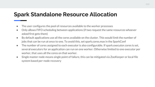 Data Engineer's Lunch #80: Apache Spark Resource Managers | PPT